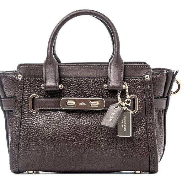 Coach | Bags | Coach Pebbled Leather Coach Swagger | Poshmark